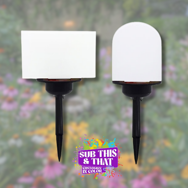 Sublimation Acrylic Solar Garden Lights - subthisandthat