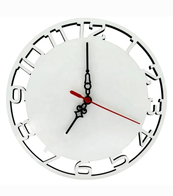 Sublimation MDF Clock – 9.75" - subthisandthat